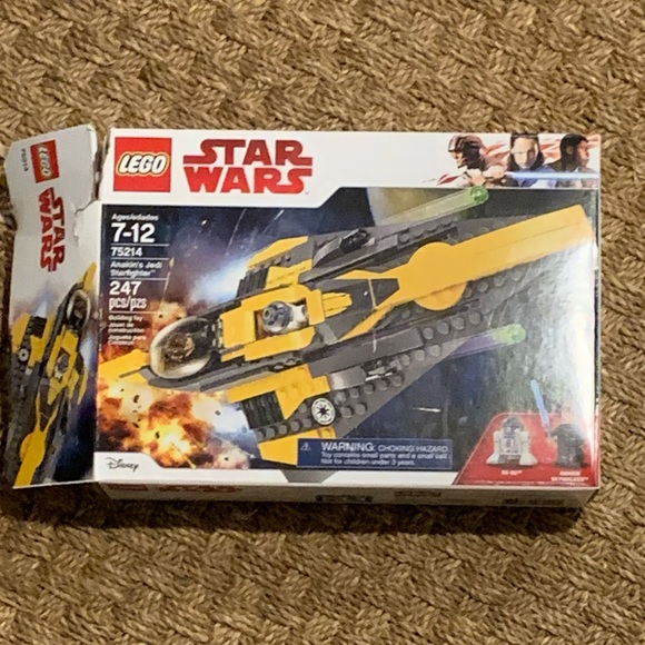 Lego | Other | Lego Star Wars Anakins Jedi Starfighter 7524 W Manual ...